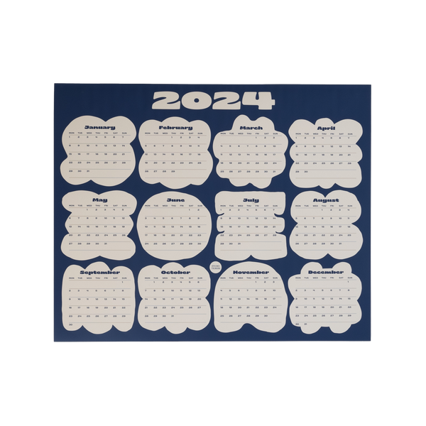 Shapes Calendar: Dark – Studio Tigress