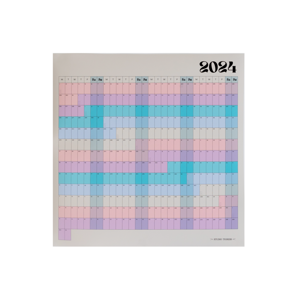 Square Calendar: Funk – Studio Tigress