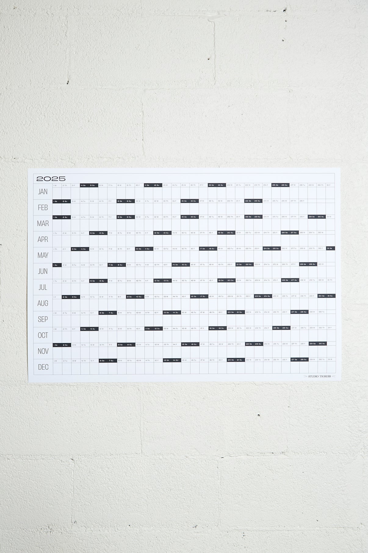 2025 Classic Calendars – Studio Tigress